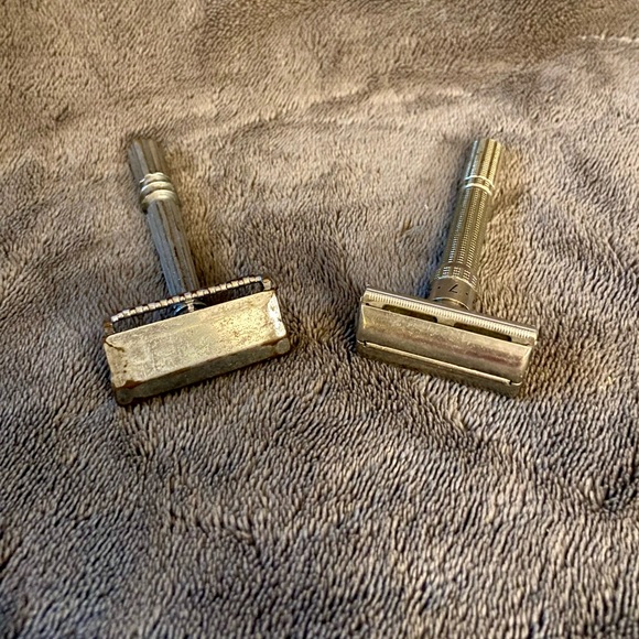 Grooming | Set Of Two Vintage Double Edge Razors | Poshmark